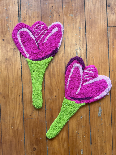 SAMPLE tulip wallhanging | mysite