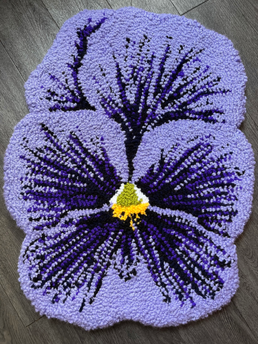 Periwinkle Pansy Wallhanging | mysite