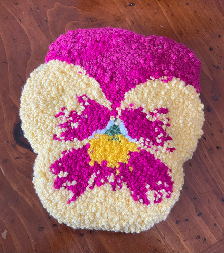 mini pansy wall hanging- yellow & pink | mysite