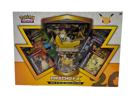 Pokemon TCG Pikachu Red & Blue Generations 20th Anniversary Collection ...
