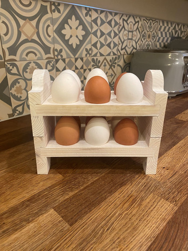 Freestanding 6 egg holder - Modular | Chalkboards Direct