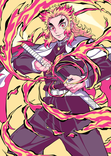 Renogoku | Demon Slayer | Metal Poster | Artplate