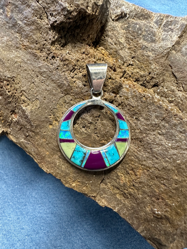 Multi Color & Turquoise Pendant | wildhorses