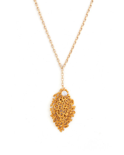 Mid Century Modernist Oval & Pearl | Wilson Jewellery