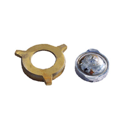 Shortened wing nut with key Mercedes | German Rudge Wheels