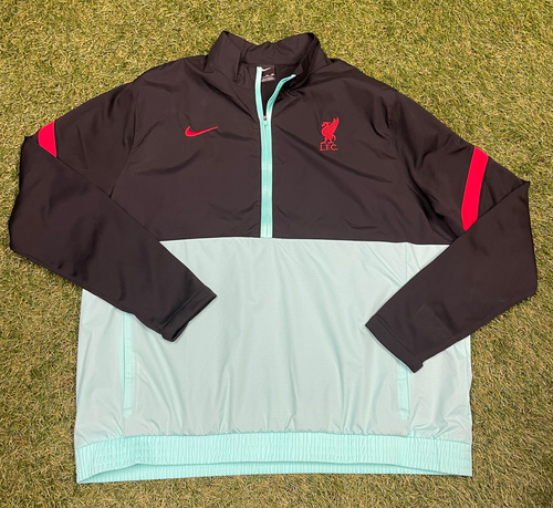 Liverpool Nike Half-Zip Windbreaker Jacket (2XL) | Football Shirts 4U