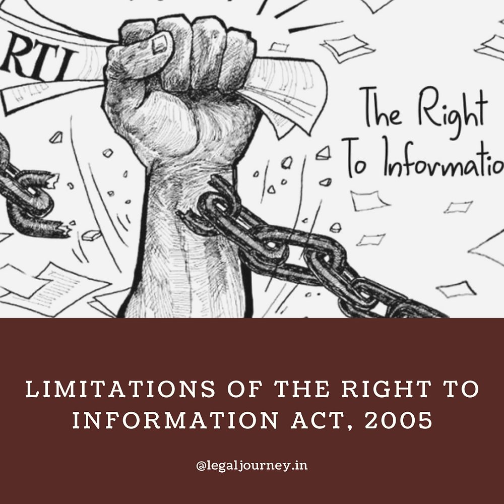 Limitations of the Right to Information Act, 2005