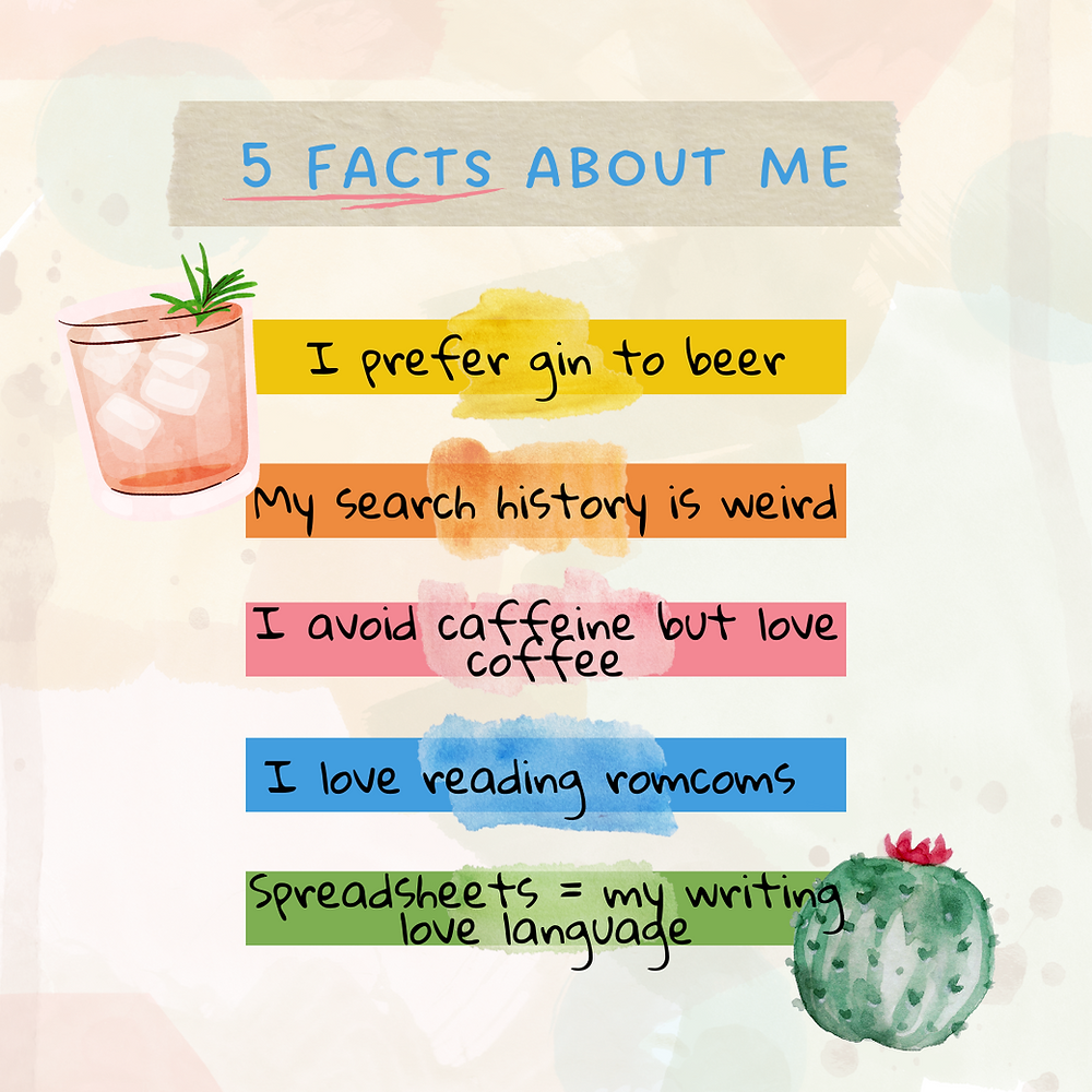 Five facts about me