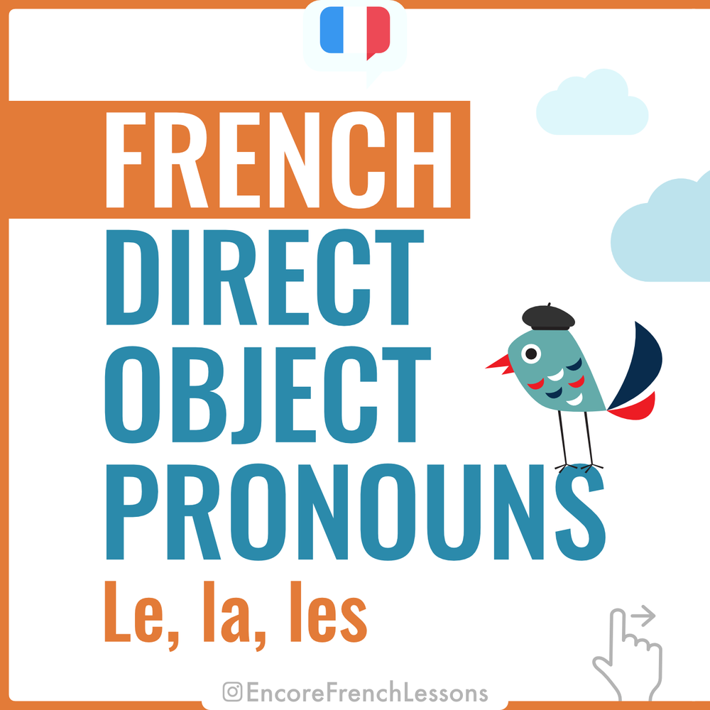 French Direct Object Pronouns