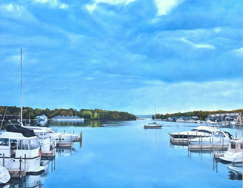 Round Lake, Charlevoix - Print | CHRISTINE LEADER