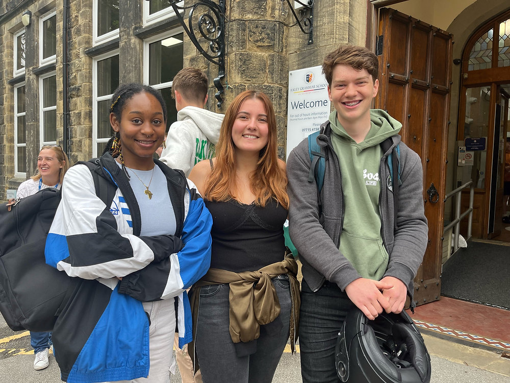 Ilkley Grammar School students celebrate exam results