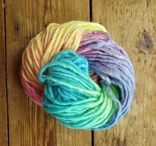 Wool /Bamboo Blend Rainbow dyed