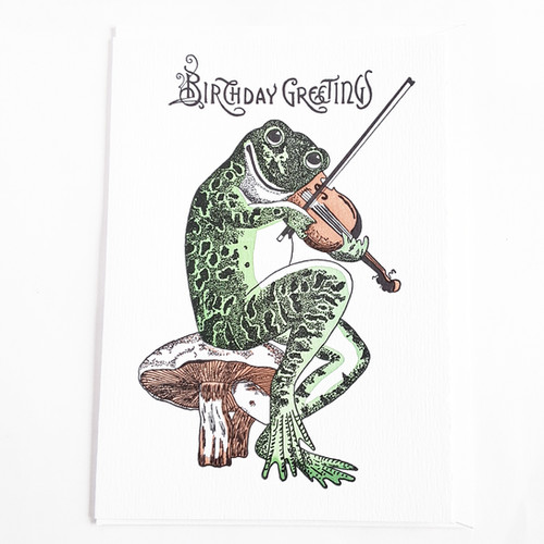 Fiddler Frog Birthday | VIX Emporium