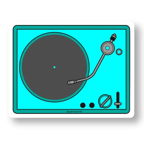 Record Player Sticker | VIX Emporium