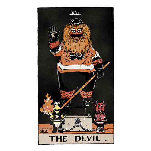 The Devil, Gritty, 8x10 Print (Philly Tarot Deck) | VIX Emporium