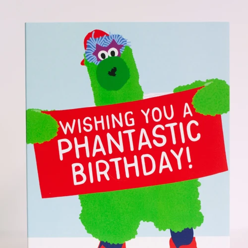 Phillie Phanatic Birthday Card | VIX Emporium