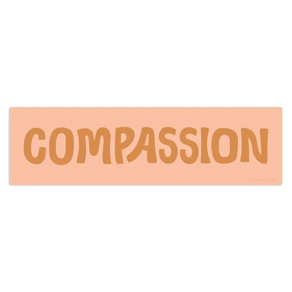 Compassion Sticker | VIX Emporium Compassion Sticker | VIX Emporium