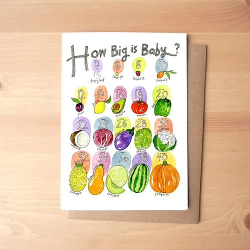 How Big is Baby? card | VIX Emporium