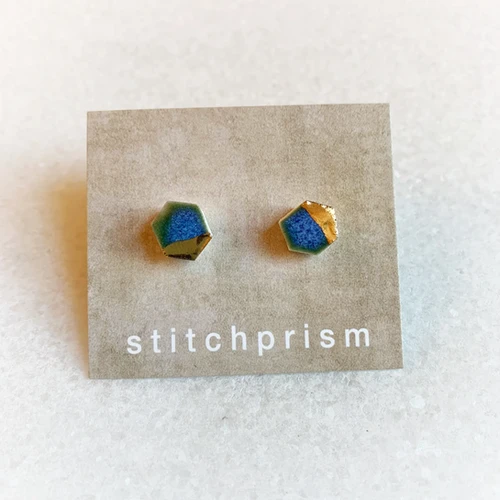 Geometric Studs by Stitch Prism | VIX Emporium