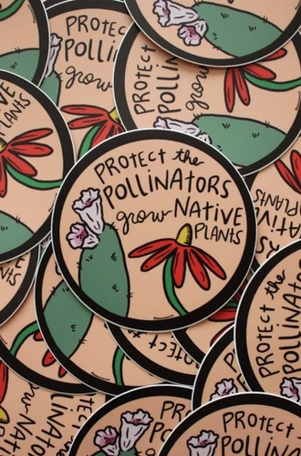 Protect the Pollinators Sticker | VIX Emporium