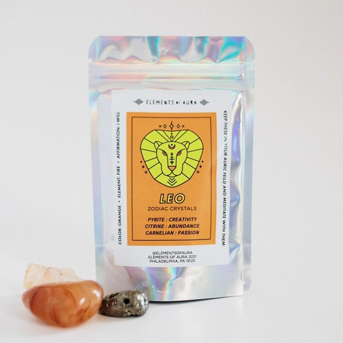 Zodiac Crystal Set: Leo | VIX Emporium
