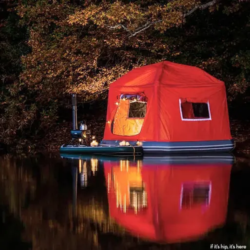 Inflatable Raft Tent | Off-Grid Geodomes