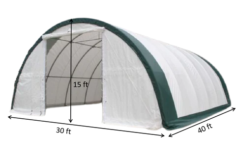 W30 x H15ft Series Enhanced Version - P30-60-15R | Off-Grid Geodomes