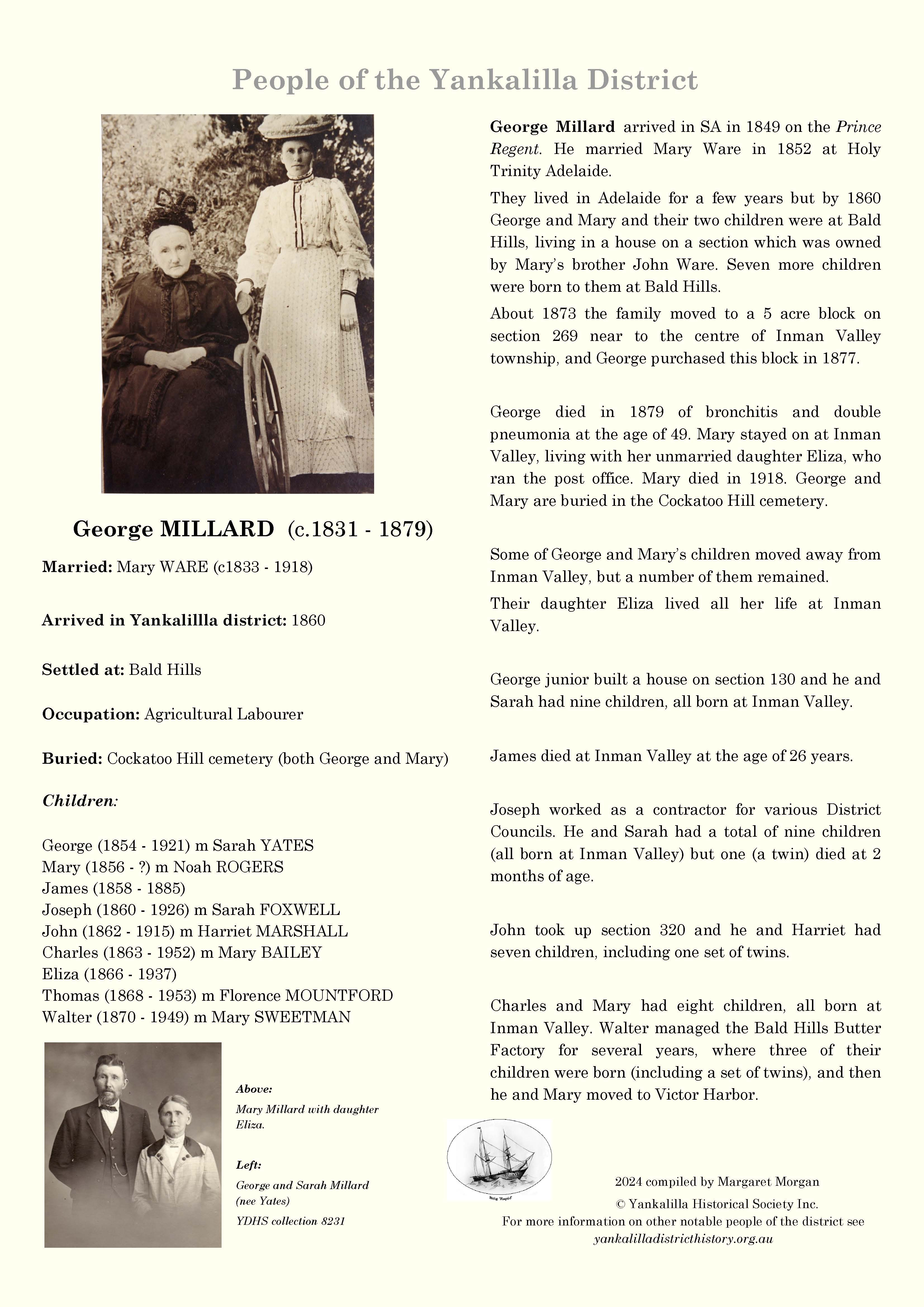 Millard, Family