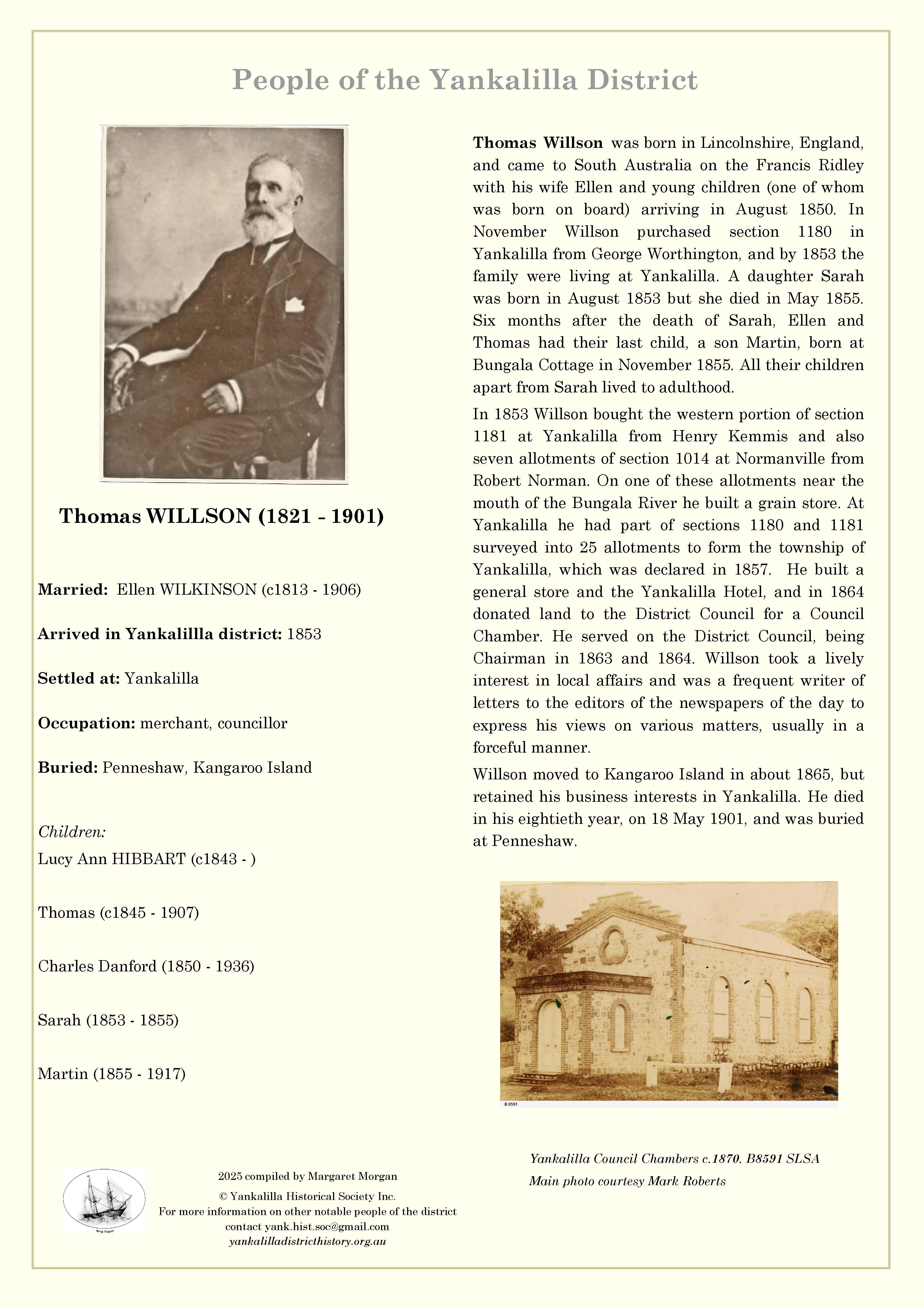 Willson, Family