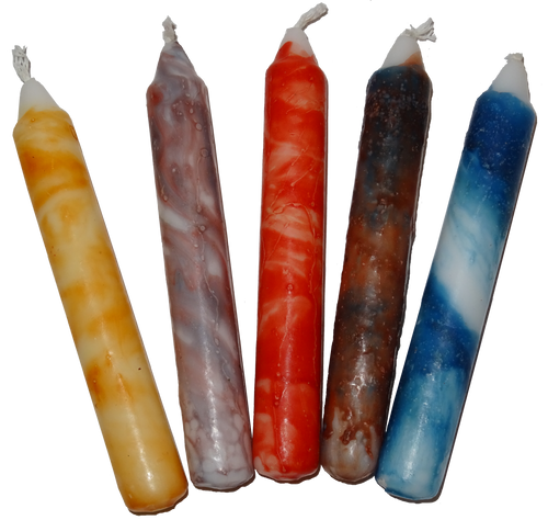 Marbled Taper Candles | Thoth Mystery School