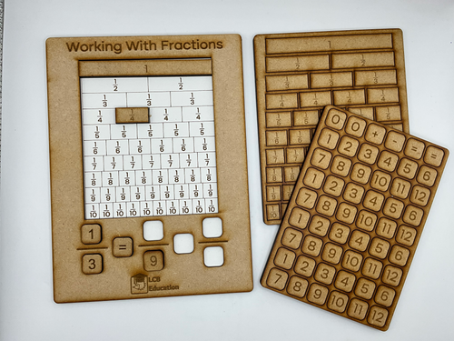 Working With Fractions Board | Little Crafters