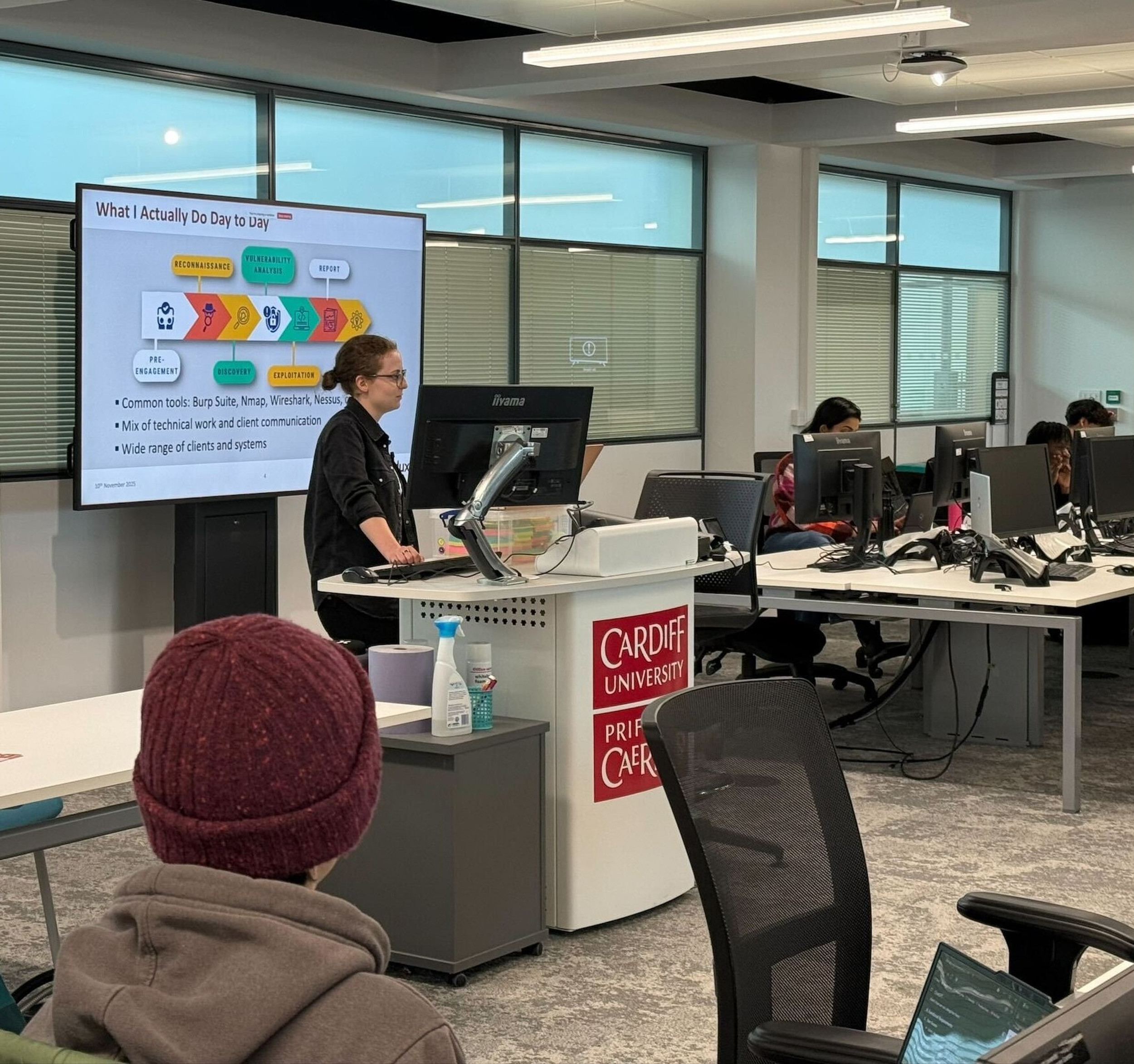 Sharing my Journey into Cyber Security with Cardiff Undergrads