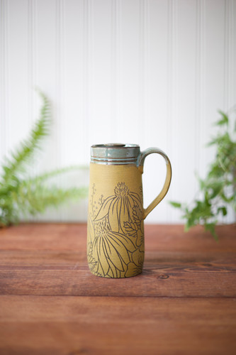PRE-ORDER Wildflower Travel Mug/Tumbler | dault-pottery