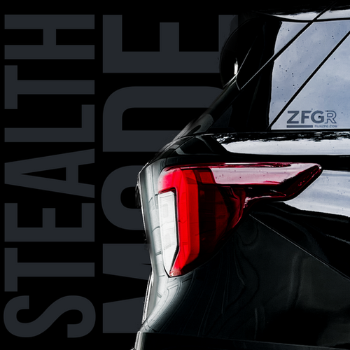 2.25" x 5" ZFGR Stealth Decal | ZFG RACING LLC