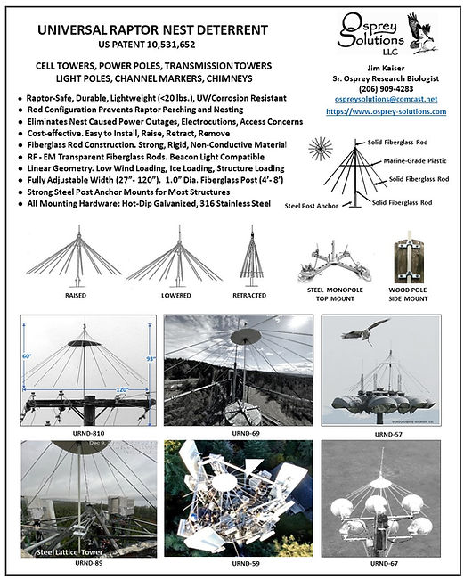 Home | Osprey Solutions, LLC | Universal Raptor Nest Deterrent Seattle, WA