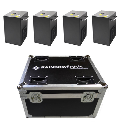 4 x SPARK BLASTER 750W COLD SPARK MACHINE with CASE (4in1) BLACK ...