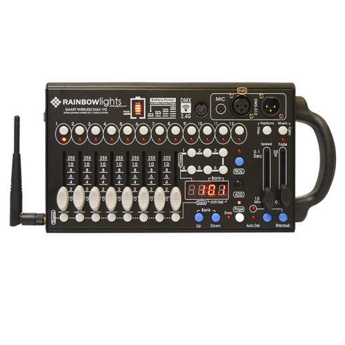 SMART WIRELESS DMX 192CH CONTROLLER - battery powered | Rainbow Lights