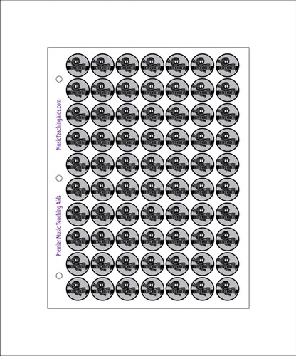 Black Belt Karate Band / Orchestra / Recorder Sticker Sheet | Music ...