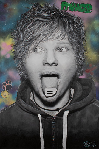 14# Ed Sheeran Original Painting | Brad Smith Art