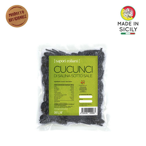 Cucunci di Salina sotto sale 250 gr Sapori Eoliani | Punto Carni