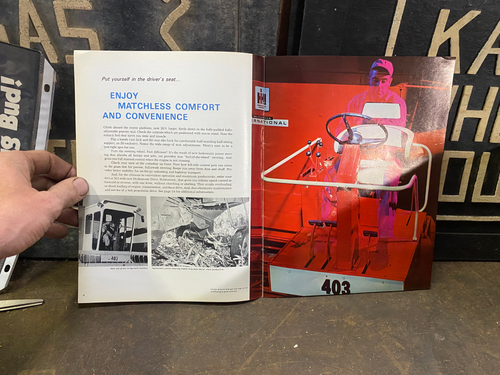 IH 403 & 503 Combine Brochure | Territorial Trading