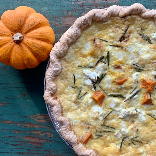 Fall Harvest Quiche * | The Ugly Pie