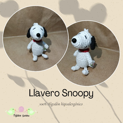 Llavero Snoopy | Tejidos Gabitha