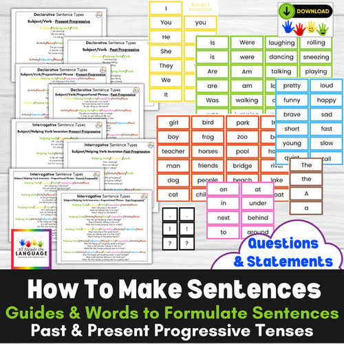 How To Make Sentences: Guides + Words to Create Statements and ...