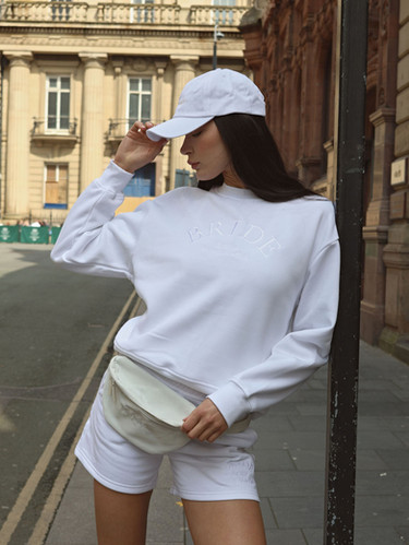 Boujee Bride Club Sweatshirt - White | The Boujee Bride