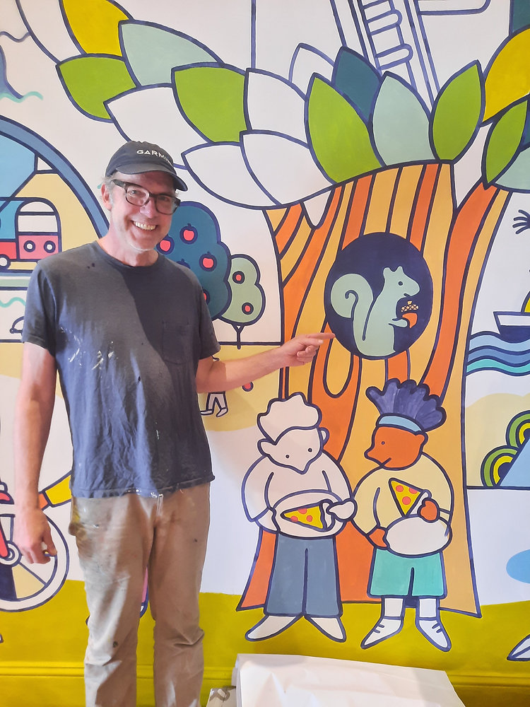 Meet Pat, our Health and Wellness Muralist!