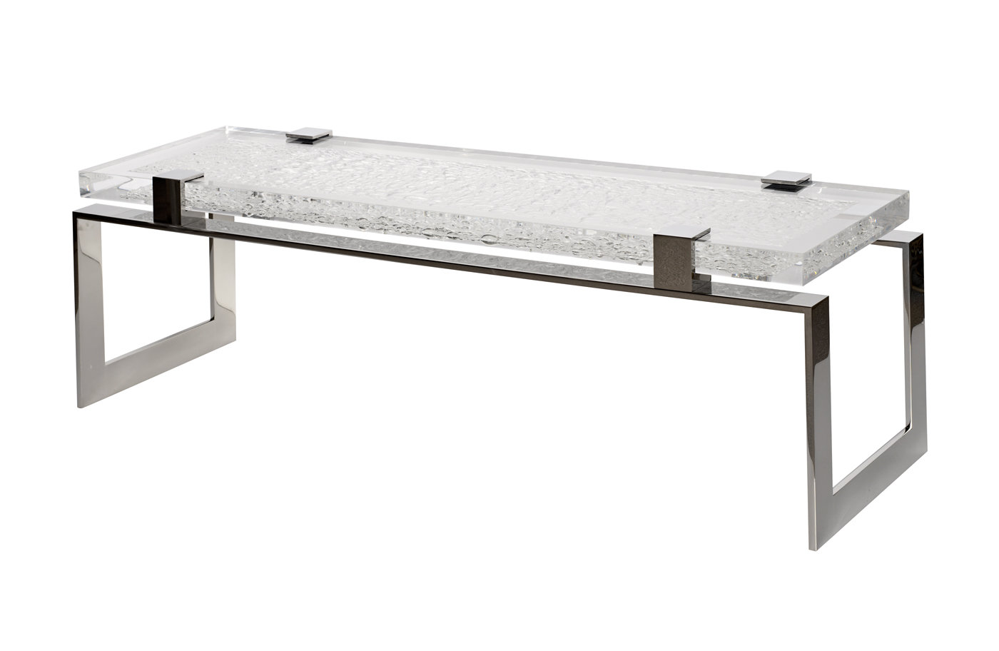 CHIPPED ICE BLOCK COCKTAIL TABLE