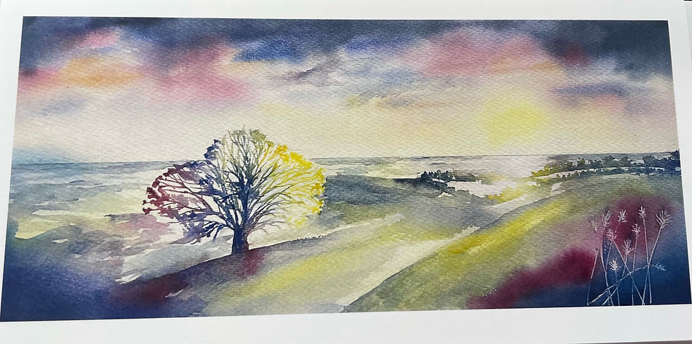 Watercolour Classes | Fay Bishop Watercolour Artist | Dial Post
