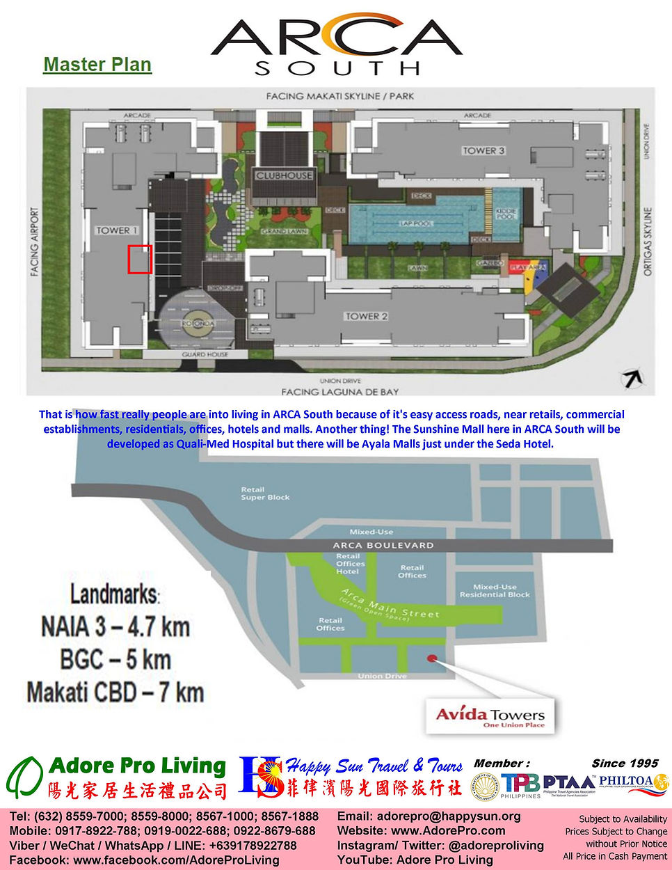Ayala - Avida Towers OUP ARCA South | Adore Pro Living