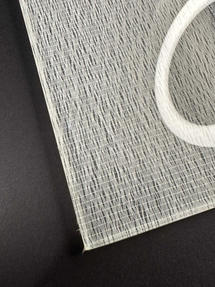 Fabric Interlayer and Fabric Laminated Glass at Fused Glass Design